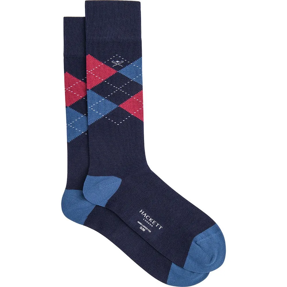 Hackett Argyle socks Blue | Dressinn