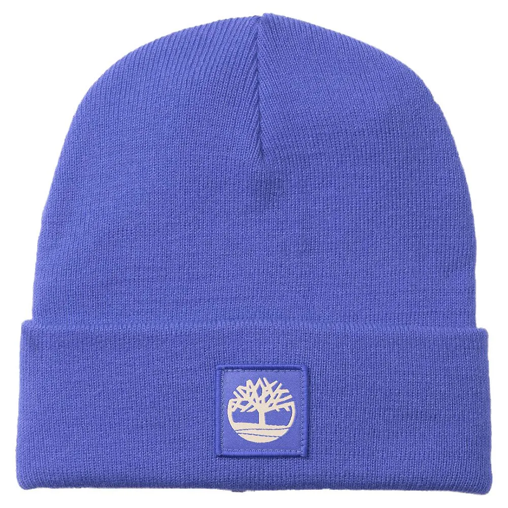 Timberland Cuffed Tonal Patch beanie Blue | Dressinn