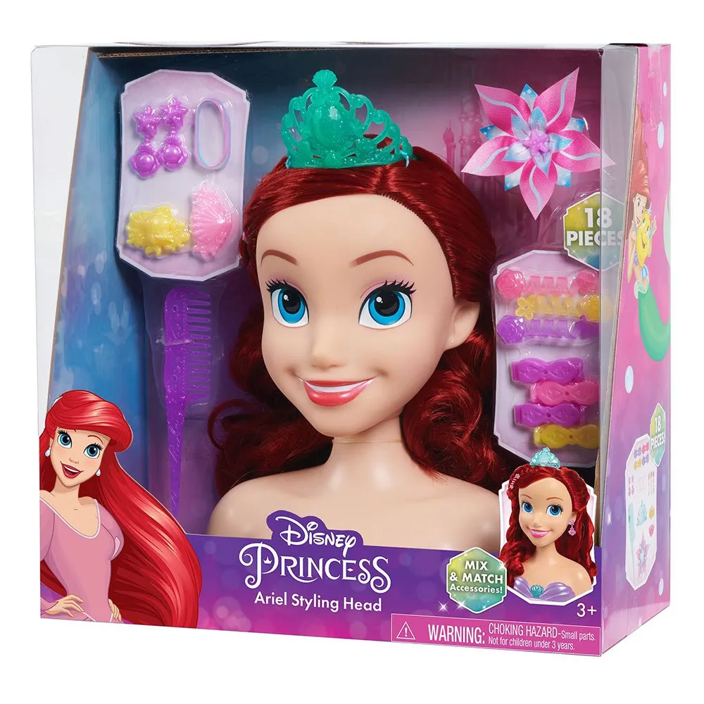 Just play The Little Mermaid Disney Princess Ariel Styling Head With 18 ...