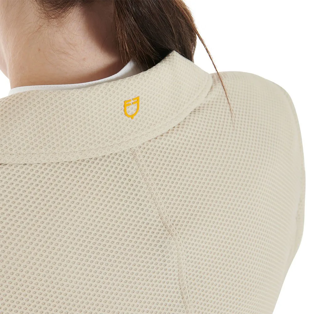 Equestro Perforated jacket Beige | Horse Riding