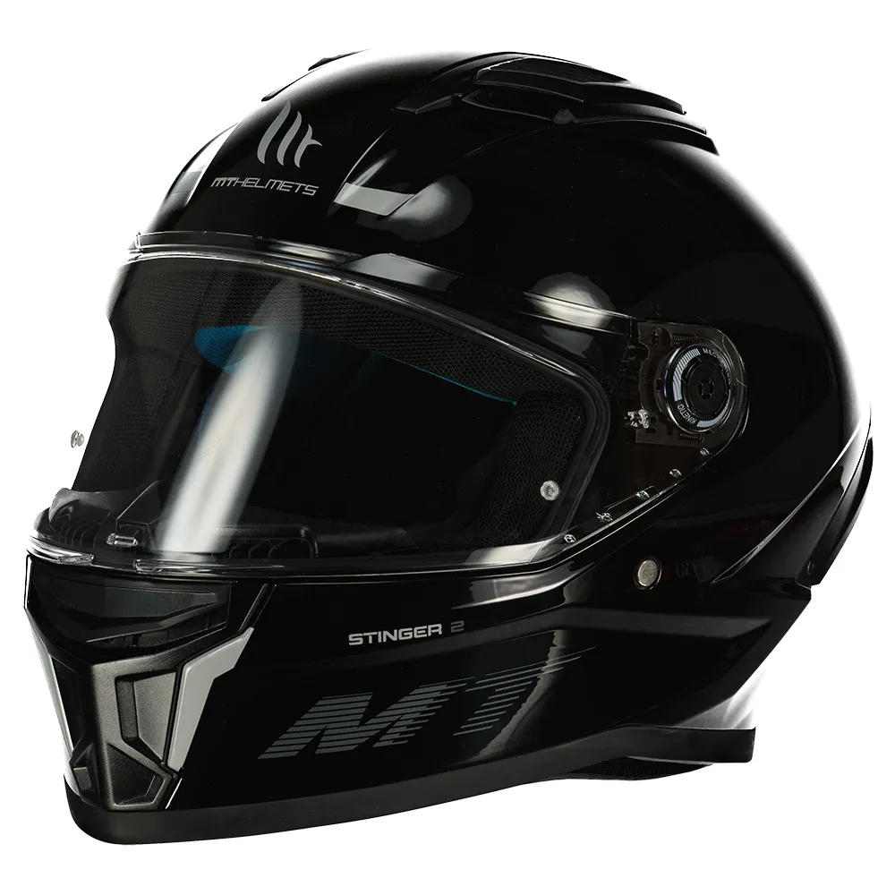MT Helmets Capacete integral Stinger 2 Solid A11 Preto| Motardinn