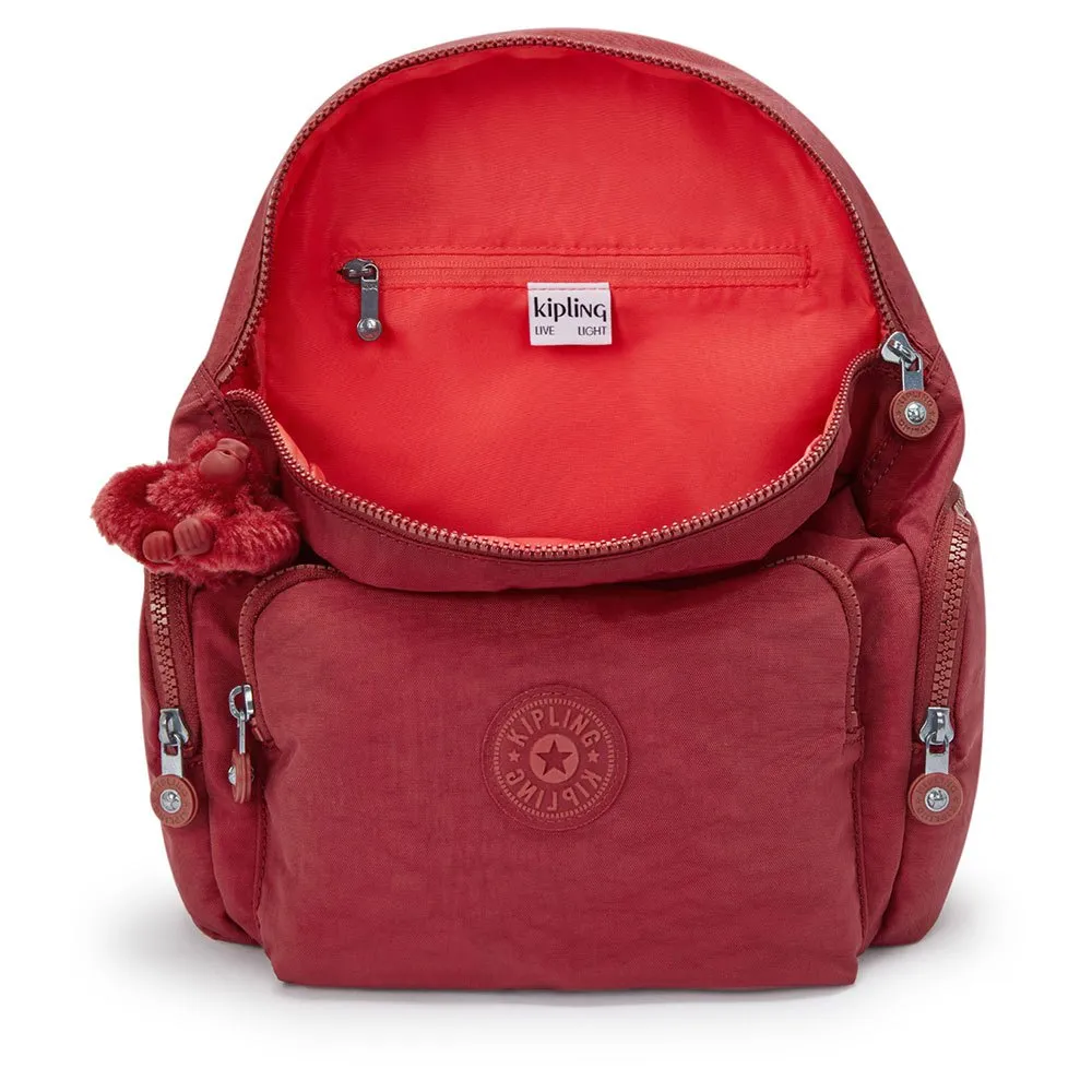 Kipling City Zip S 13L backpack Red | Dressinn