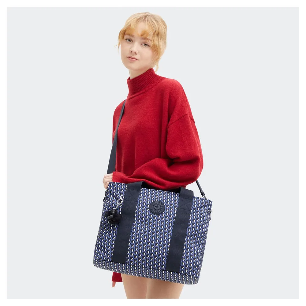 Kipling Minta L 20L tote bag Blue | Dressinn