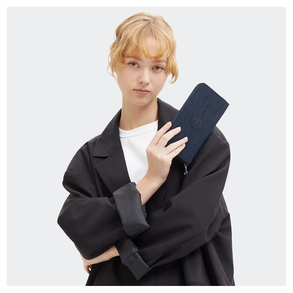 Kipling Money World wallet Blue | Dressinn
