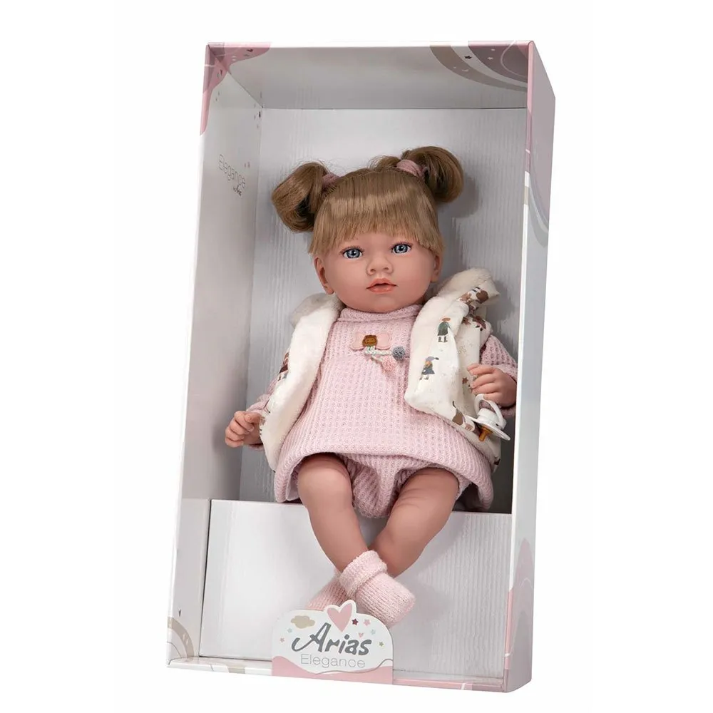 Arias Elegance Aria With Laughter Mechanism Try Me baby doll 40 cm| Kidinn