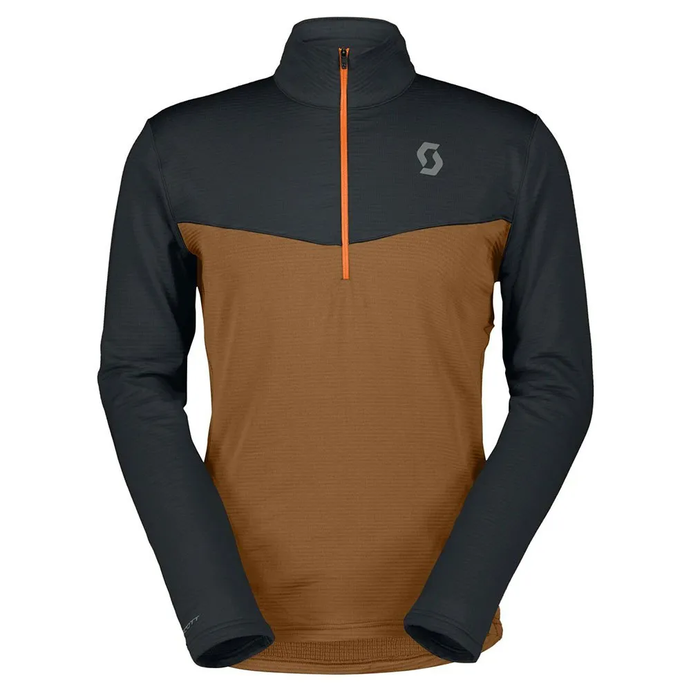 Scott Defined Light half zip fleece Brown | Trekkinn