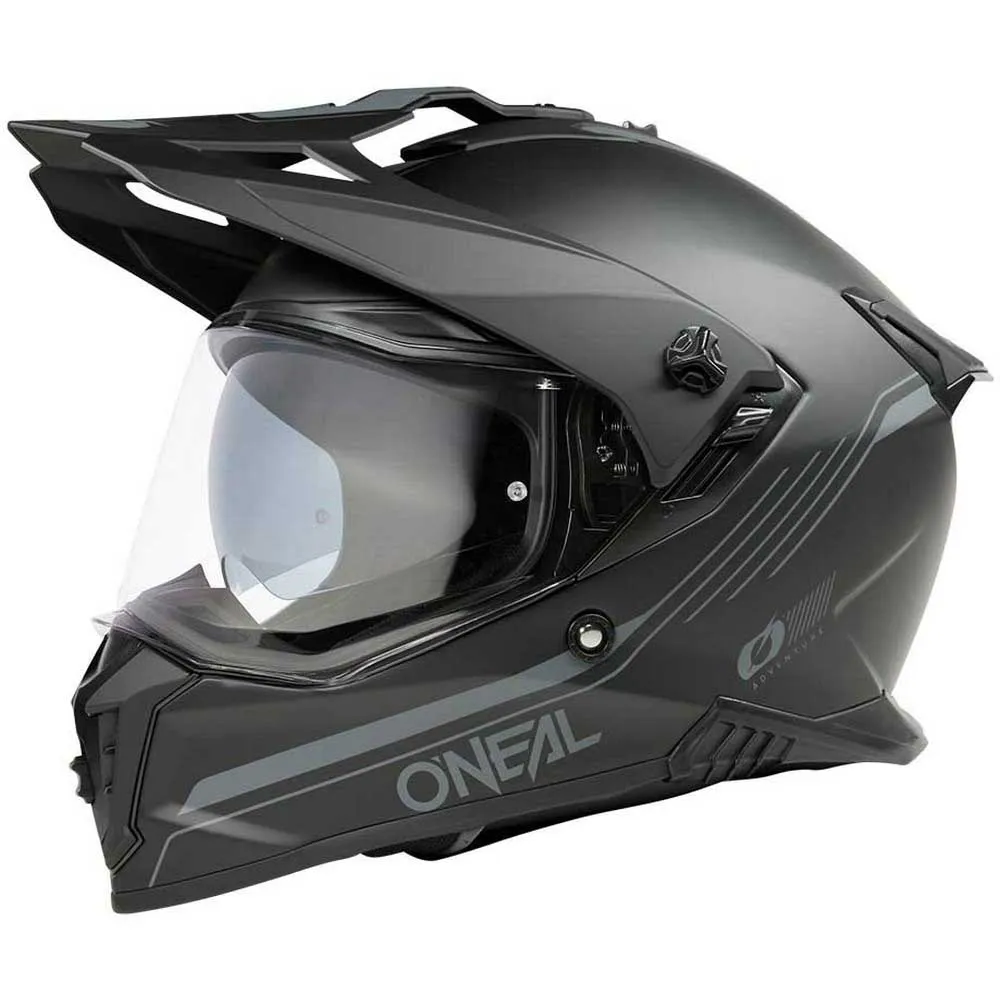 Oneal A-SRS Solid full face helmet Black | Motardinn
