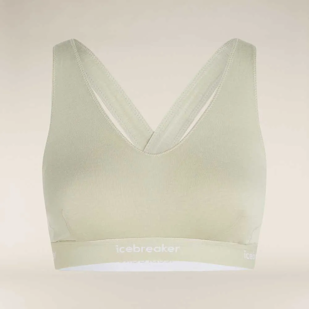 Icebreaker Merino 125 Cool-Lite Sprite Racerback sports bra Beige| Traininn