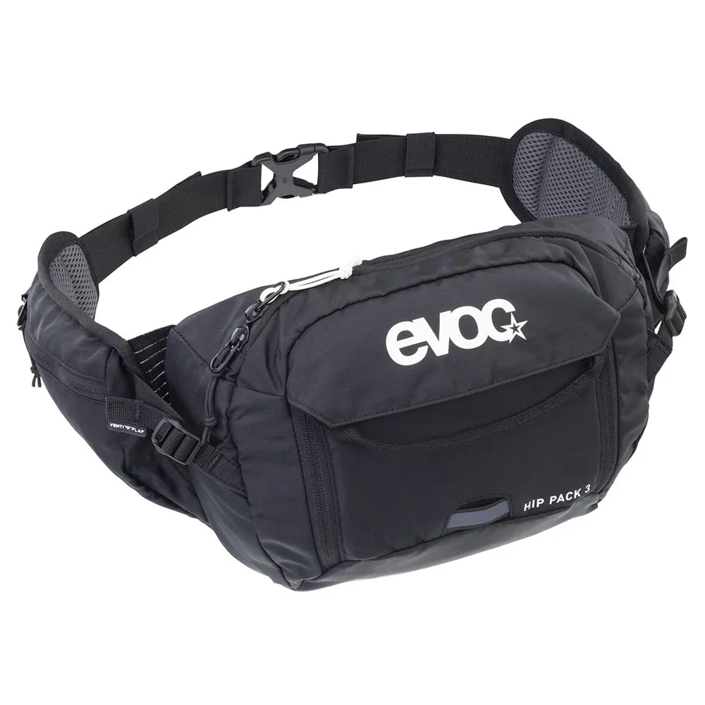 Evoc Hip Pack waist bag 3L, Black | Bikeinn