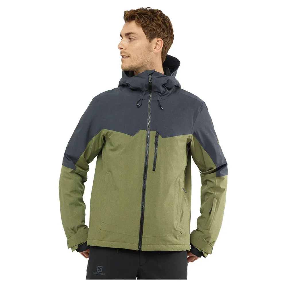 Salomon Untracked Jacket Green | Snowinn