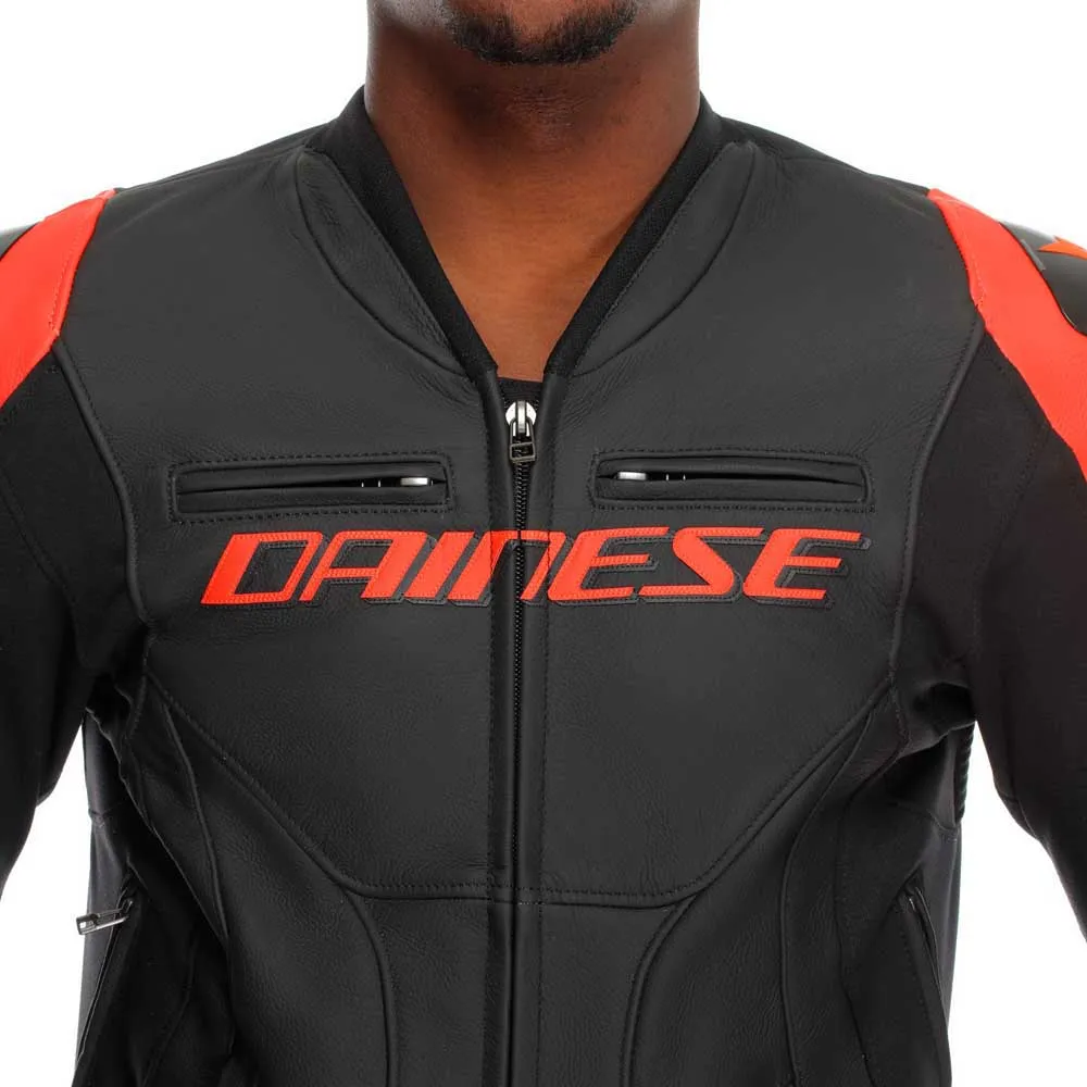 Dainese Racing 5 leather jacket Black | Motardinn