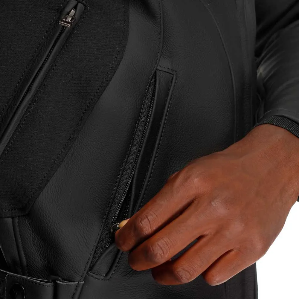 Dainese Racing 5 leather jacket Black | Motardinn