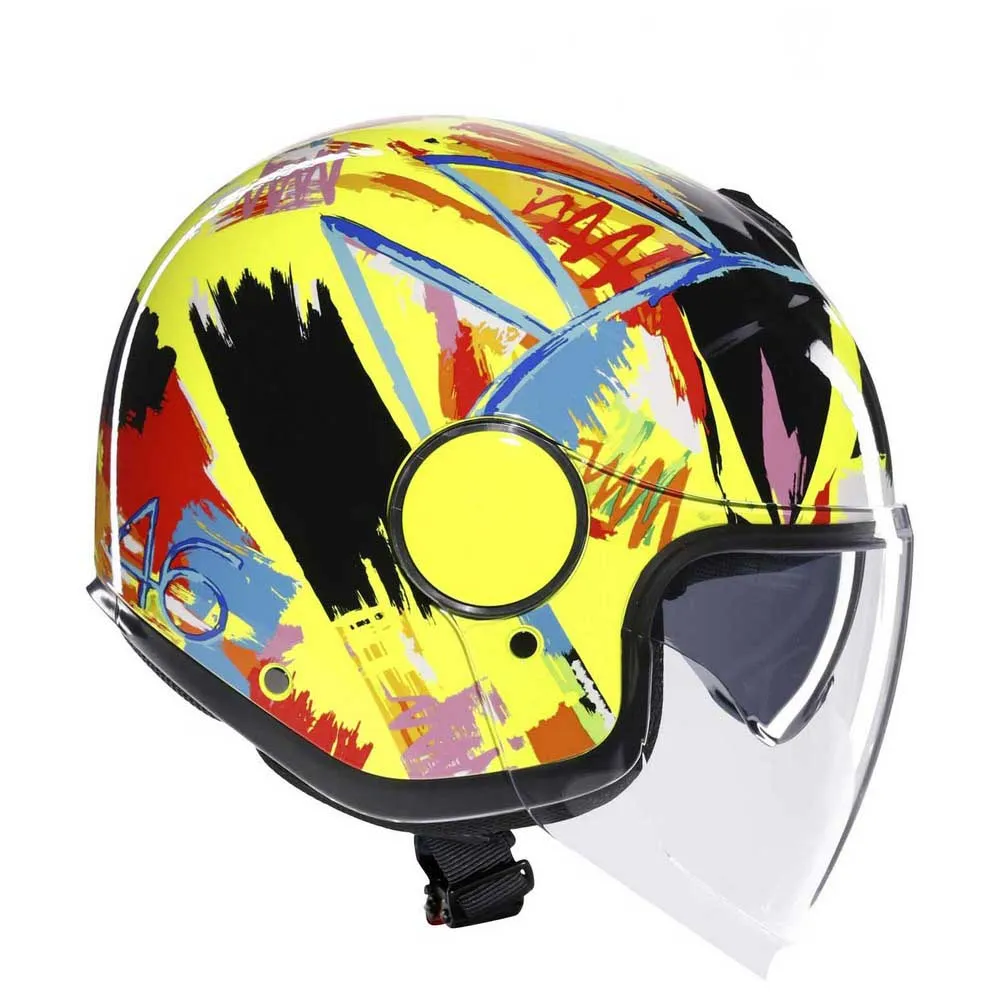 AGV Eteres jethelm Gelb | Motardinn