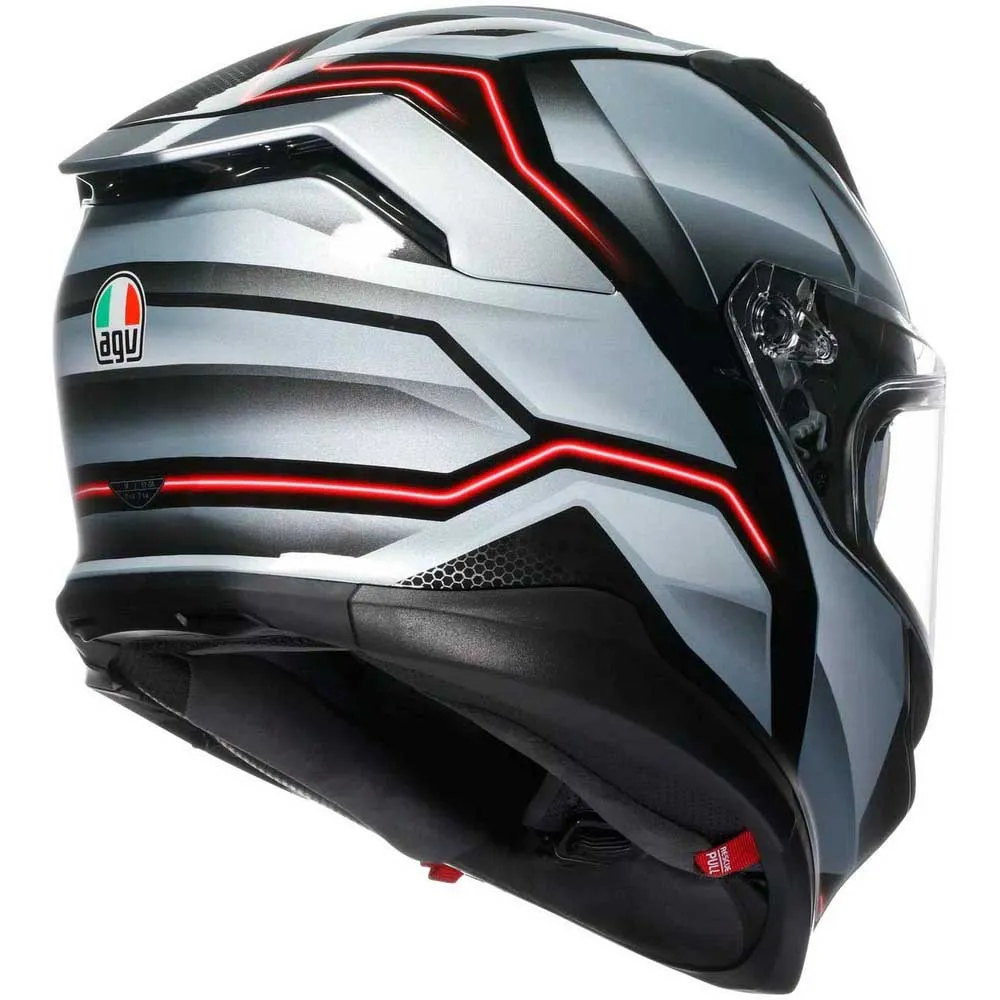 AGV K7 full face helmet Silver | Motardinn