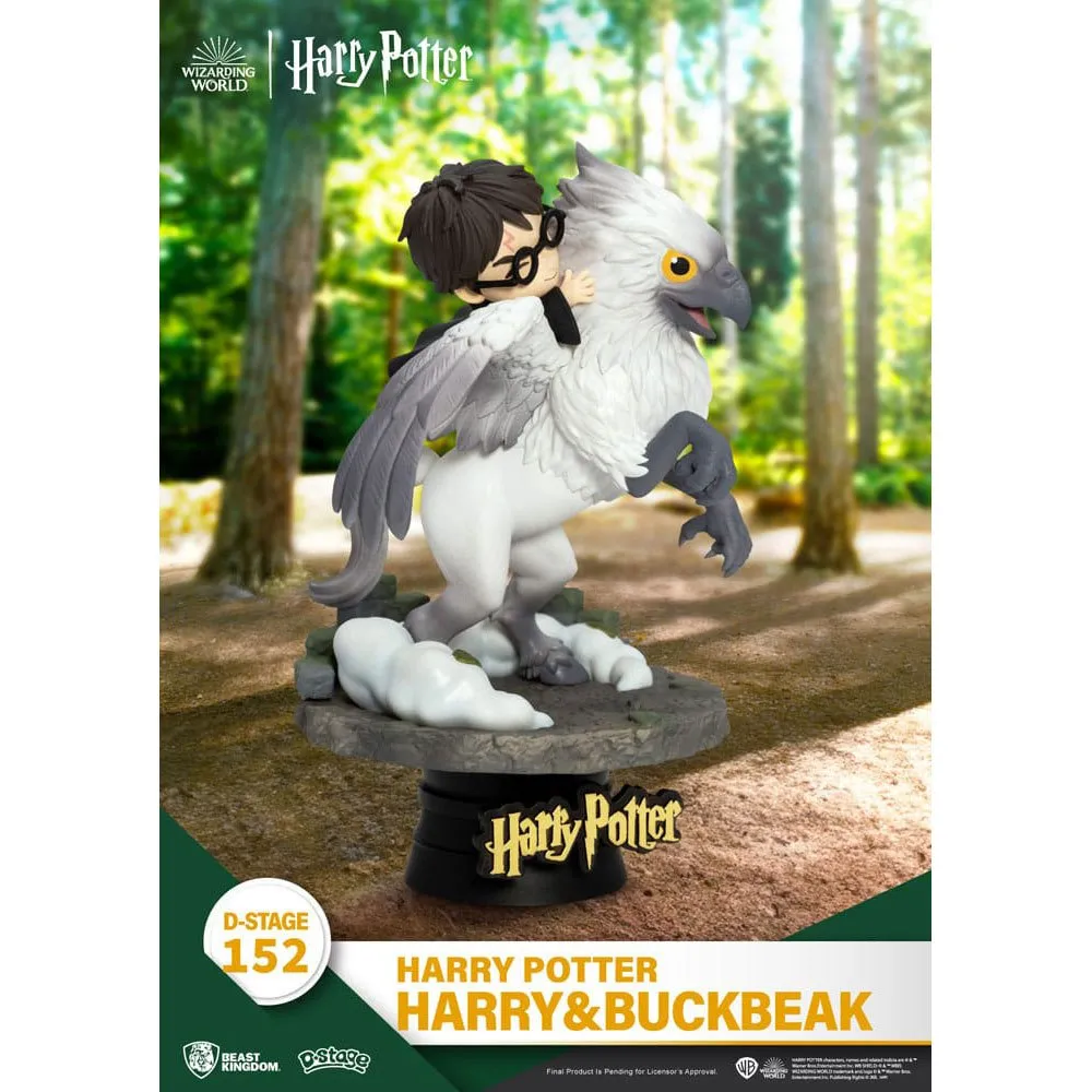 Beast kingdom toys Harry Potter D Stage PVC Harry & Buckbeak figure 16 ...