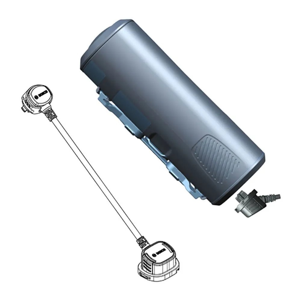 Bosch BCH3925-U 100 mm PowerMore Batterieanschluss, Silber | Bikeinn