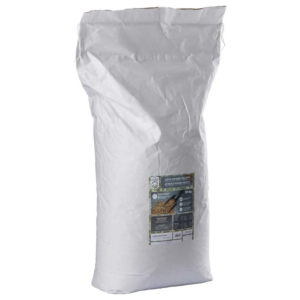 Eurohunt Power Lock sesame pellets 25kg Clear | Hunting