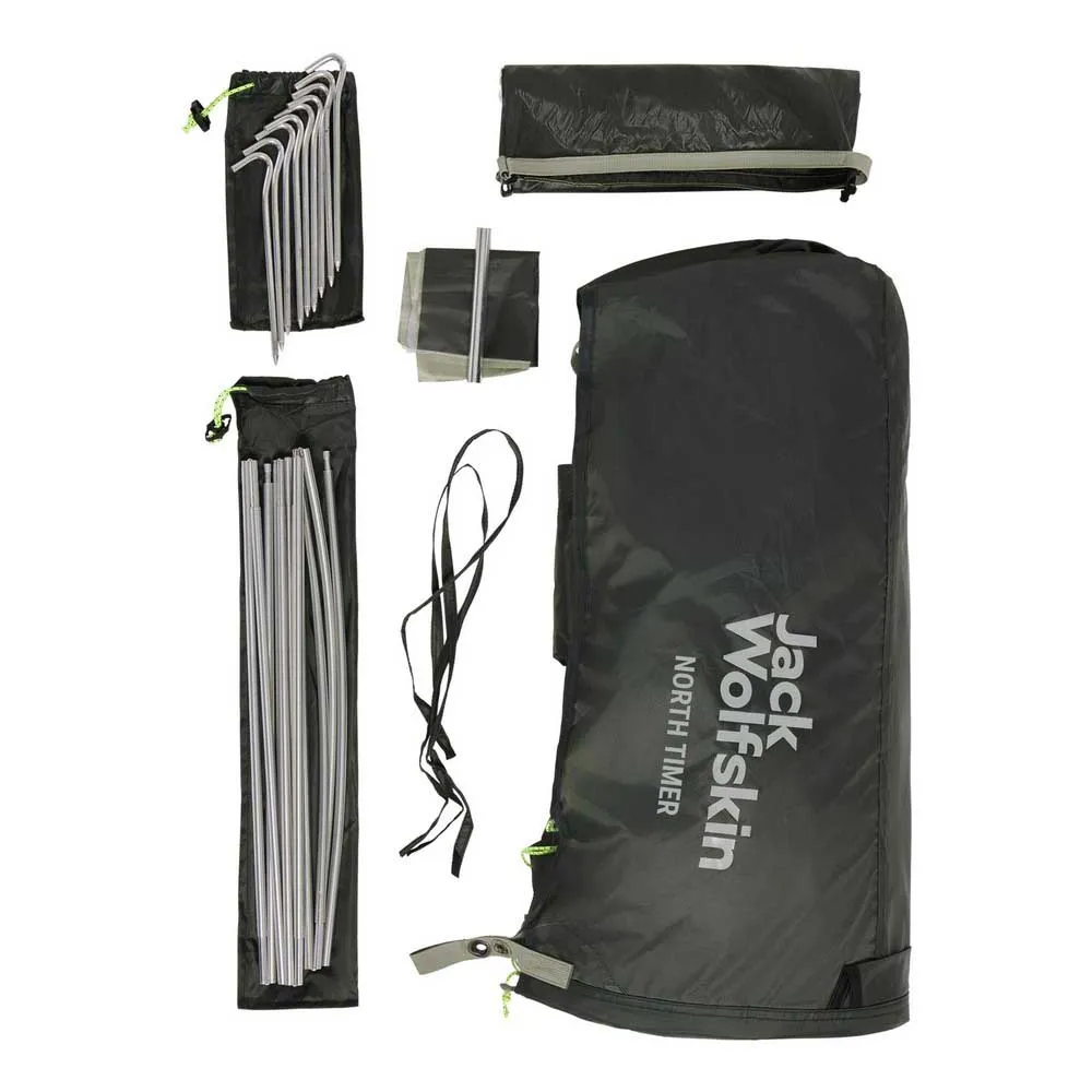 Jack wolfskin North Timer tent Black | Trekkinn