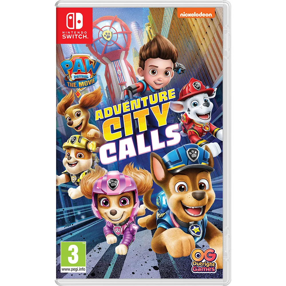 Nintendo Switch PAW Patrol The Movie Adventure City Calls Multicolor ...