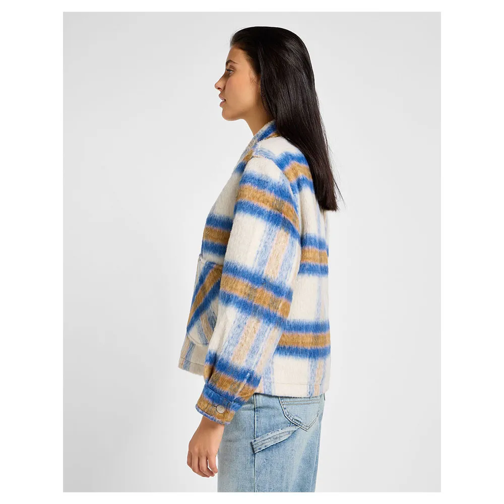 Lee Cropped Wool jacket Beige | Dressinn