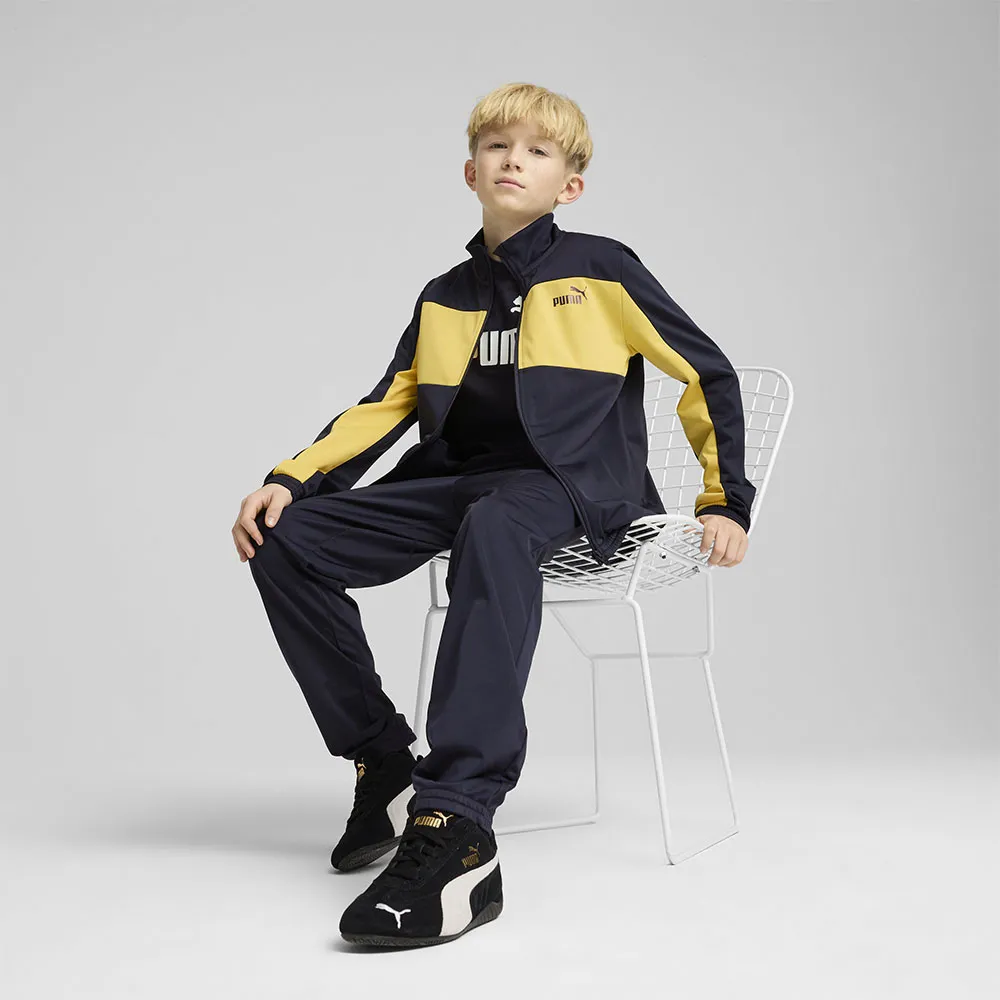 Puma Poly Colorblock tracksuit Black | Dressinn