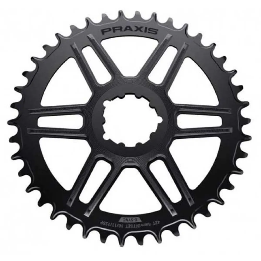Praxis Wave 1x Direct Mount chainring, Silver | Bikeinn