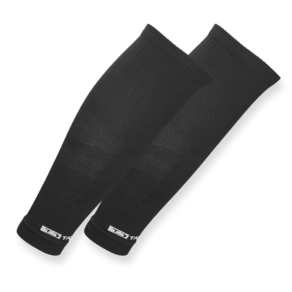 Tape design Tubes Pro Calf warmers Black | Goalinn