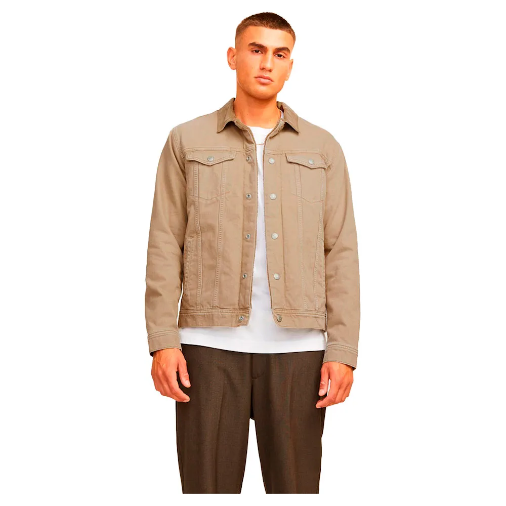 Jack & jones Sherpai 200 SN denim jacket Beige | Dressinn