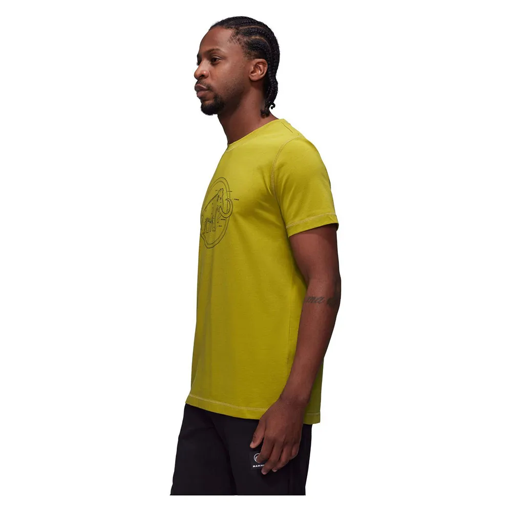 Mammut Core Lines 半袖Tシャツ 黄 | Trekkinn