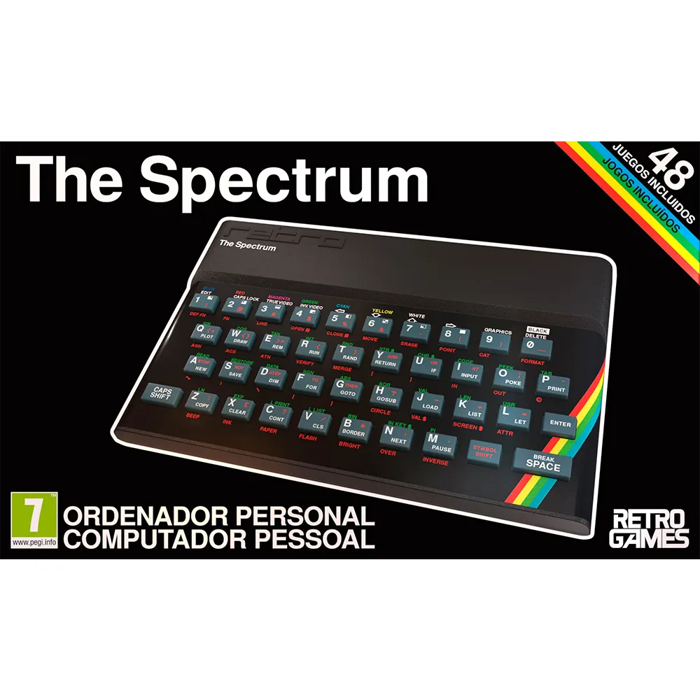 Retro games Console rétro The Spectrum Clair | Techinn