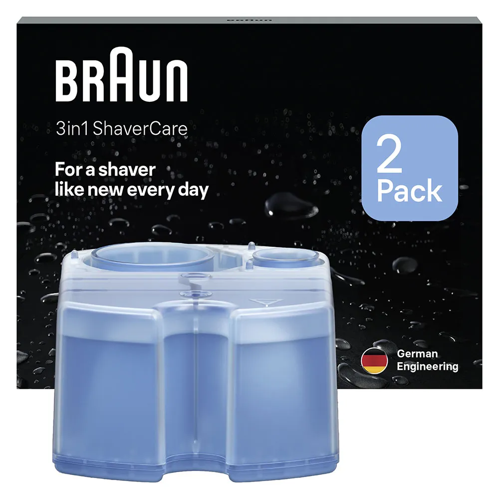 Braun CCR2 cleaning Cartridges Blue | Techinn