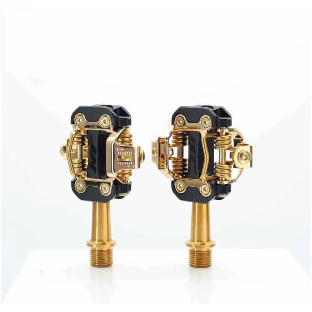 Ht components M2 Titanium Limited Edition pedals, Golden | Bikeinn