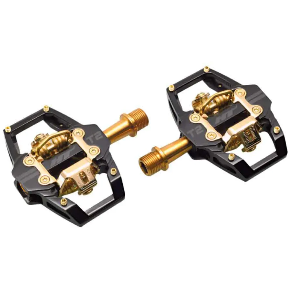 Ht components T2 Titanium Limited Edition pedals, Golden | Bikeinn