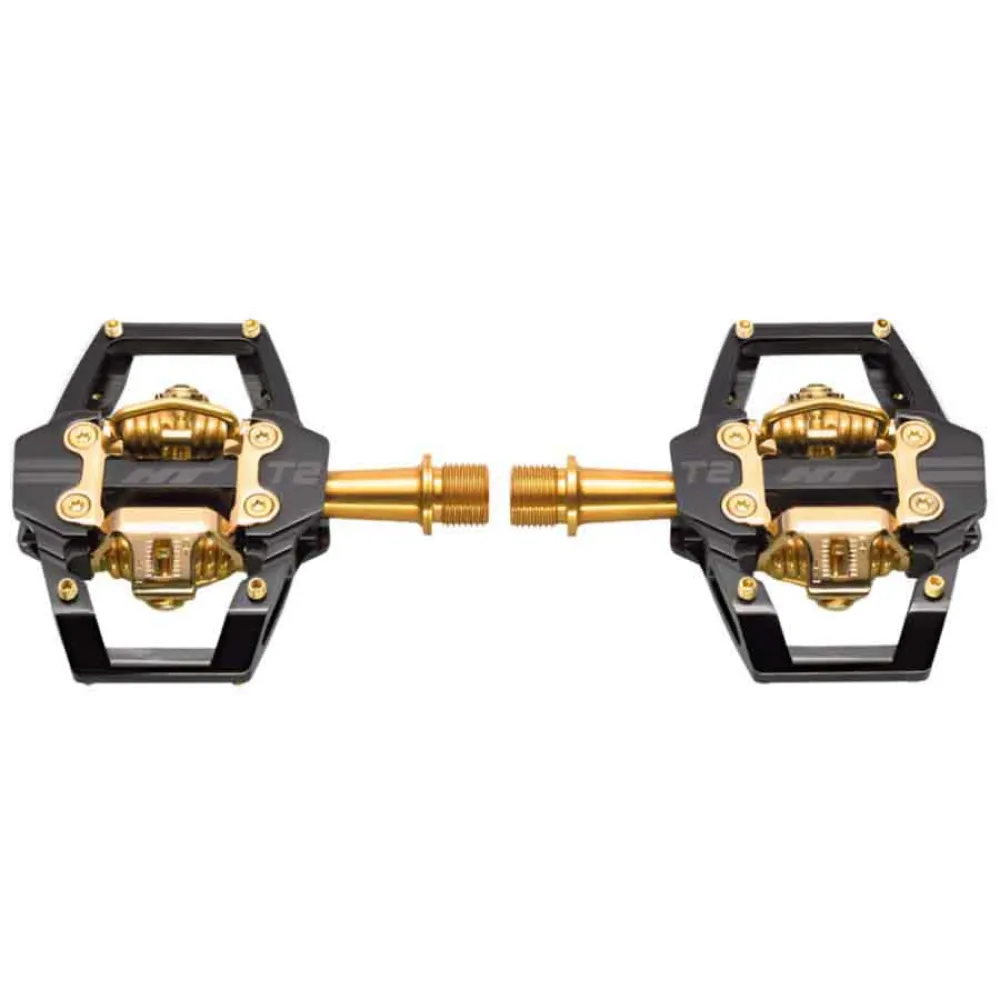 Ht components T2 Titanium Limited Edition pedals, Golden | Bikeinn