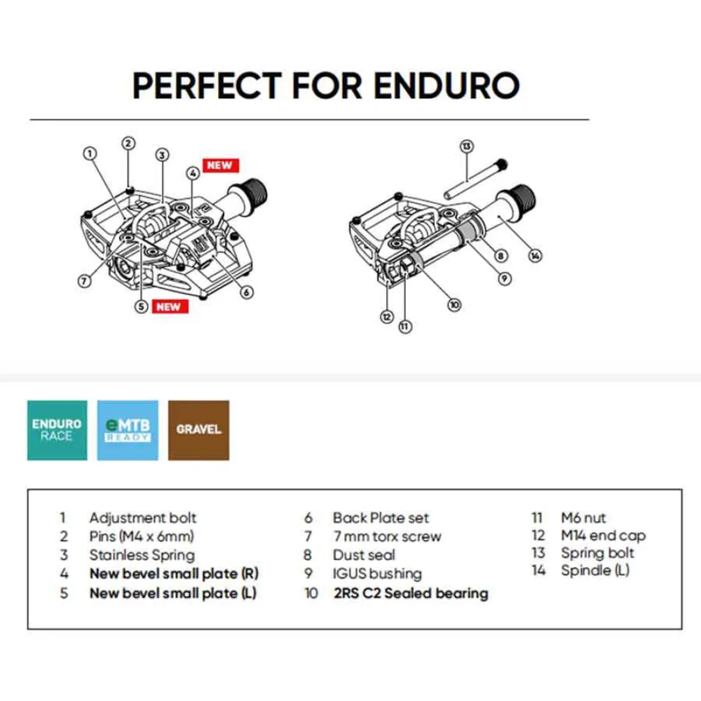 Ht components T2 Titanium Limited Edition pedals, Golden | Bikeinn