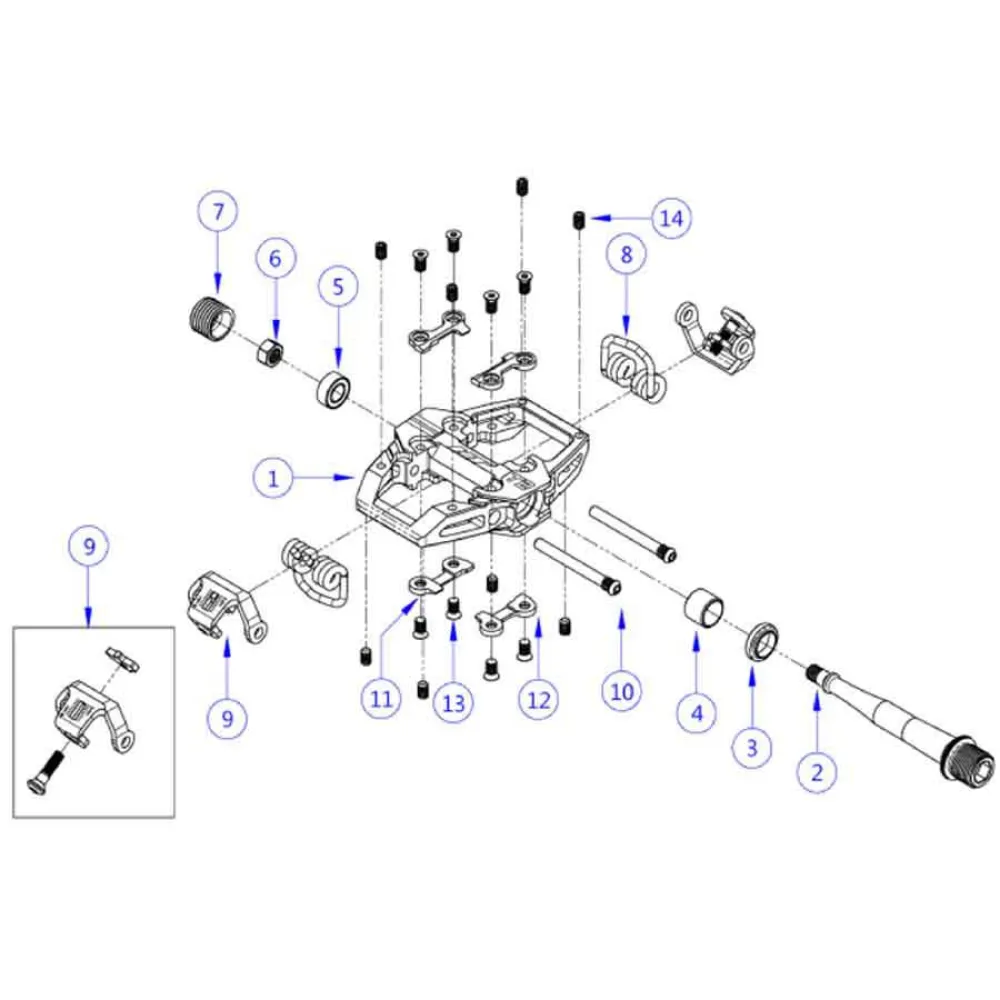 Ht components T2 Titanium Limited Edition pedals, Golden | Bikeinn
