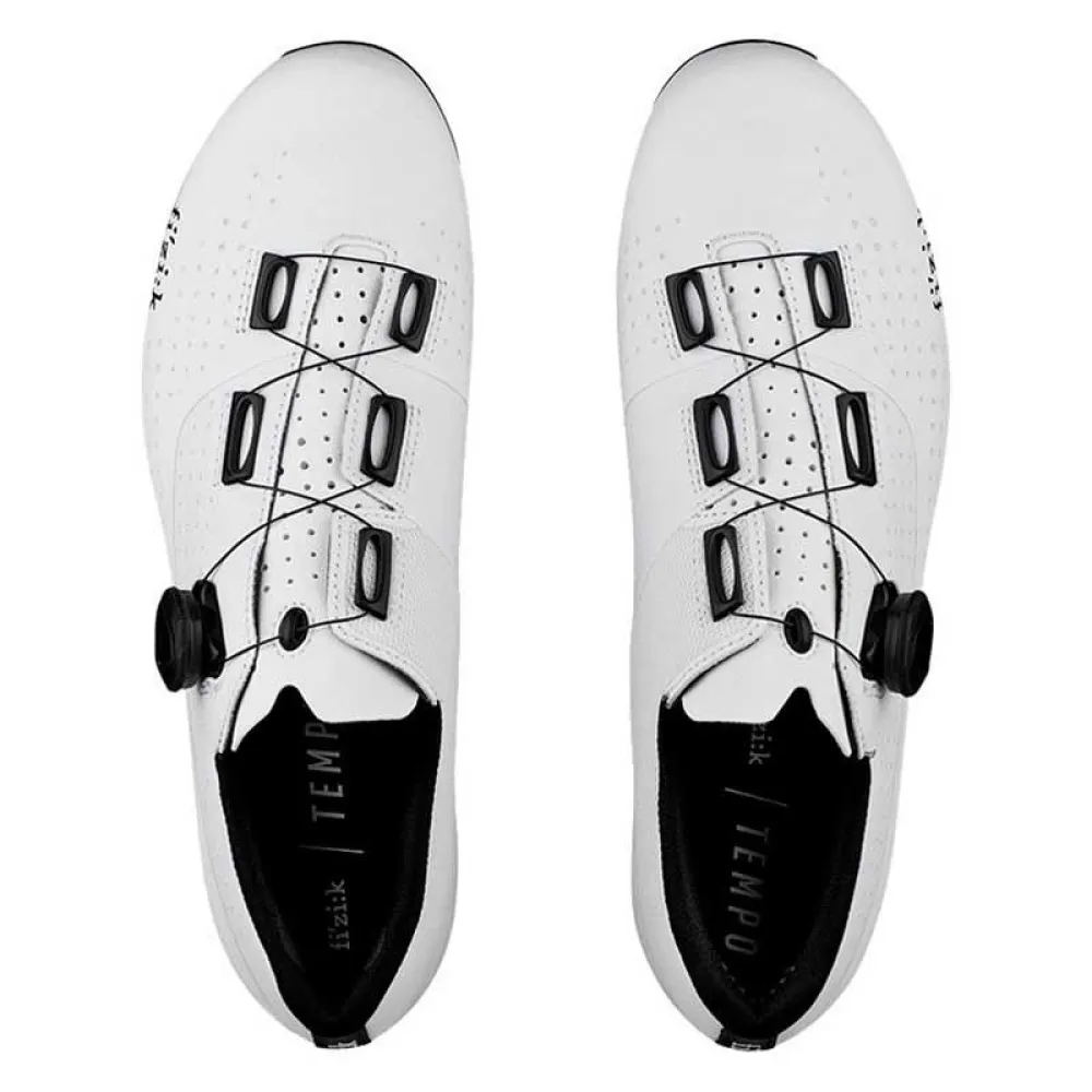 Fizik Tempo R4 Overcurve Road Shoes, White | Bikeinn