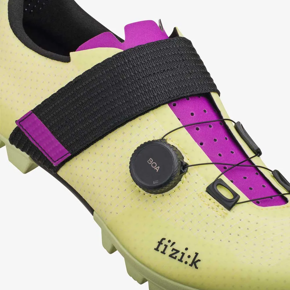 Fizik Vento Ferox Carbon MTB Shoes, Yellow | Bikeinn