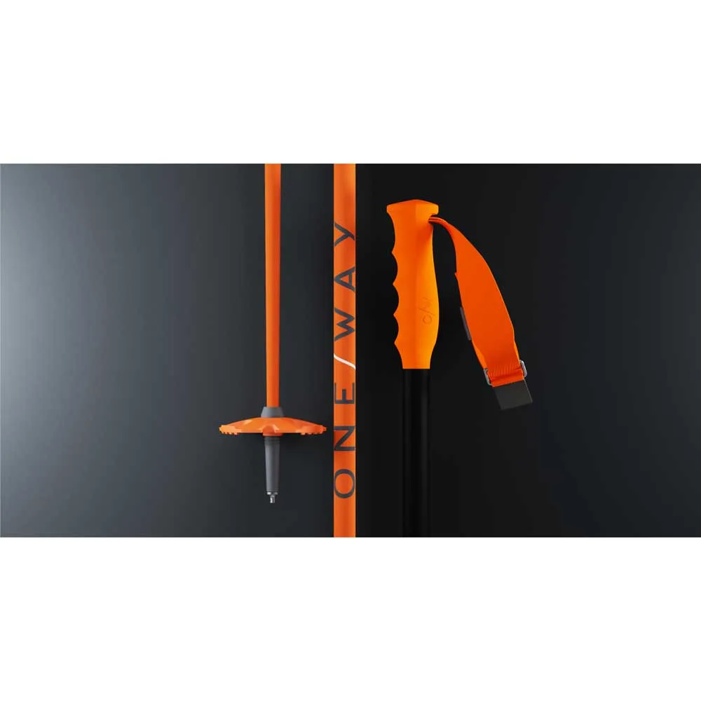 One way FR 18 Pro poles Orange | Snowinn