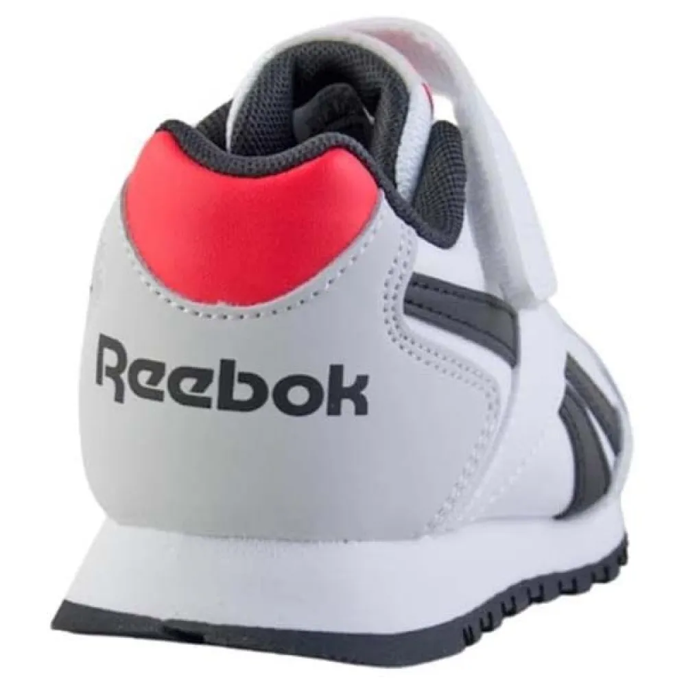 Reebok Glide Elastic & Top Strap children trainers White| Dressinn