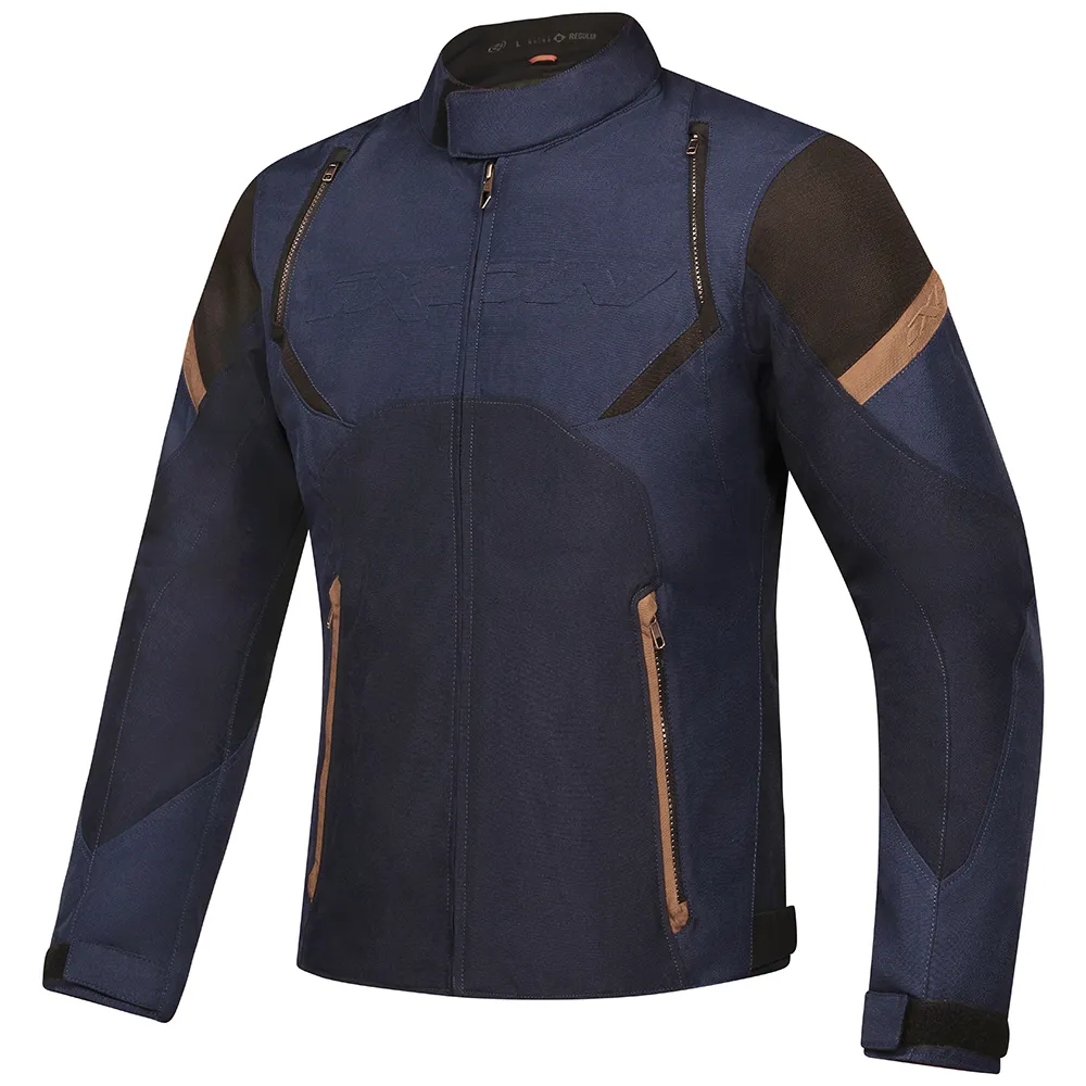 Ixon Striker Retro jacket Blue | Motardinn