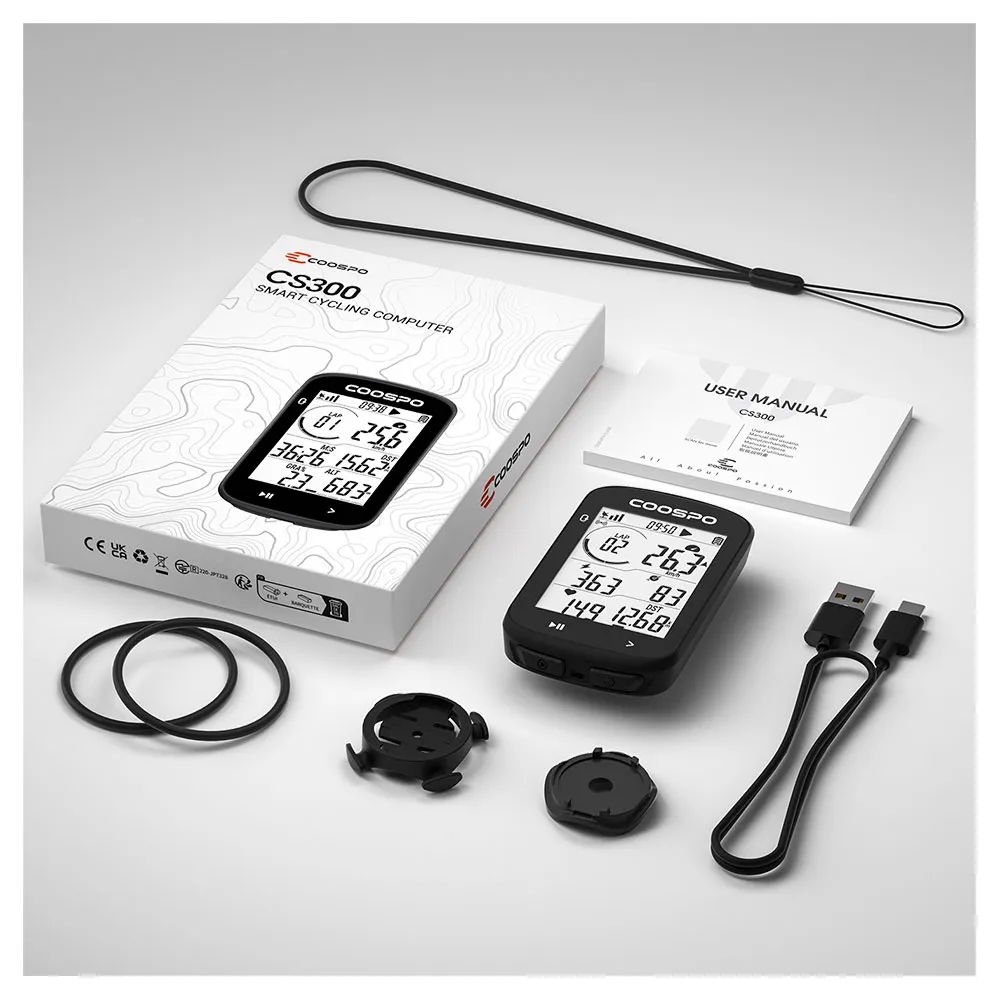 Coospo CS300 cycling computer, Clear | Bikeinn