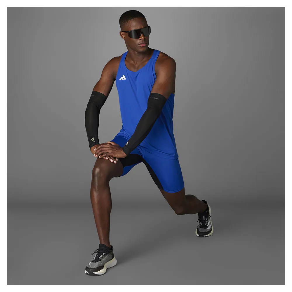 adidas Adizero Essentials sleeveless T-shirt Blue | Runnerinn