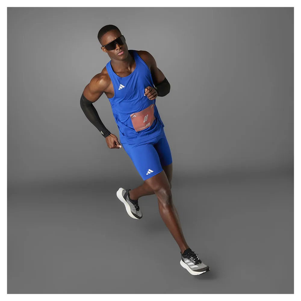 adidas Adizero Essentials sleeveless T-shirt Blue | Runnerinn