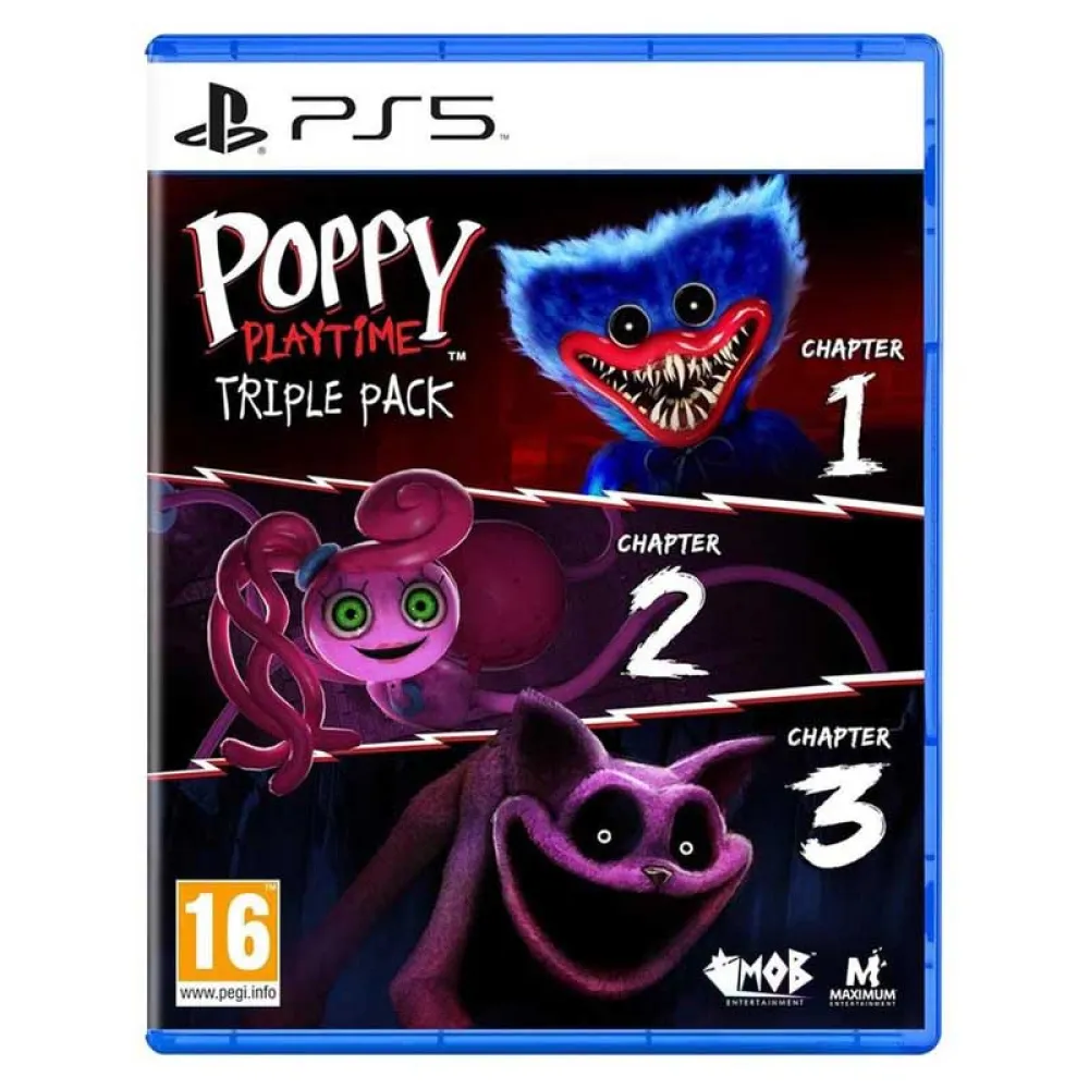 Playstation PS5 Poppy Playtime Triple Pack Clear | Techinn