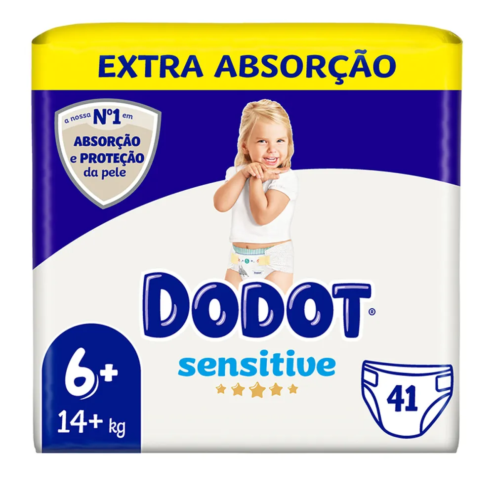Dodot Sensitive Diapers Size 6 Extra 41 units | Kidinn