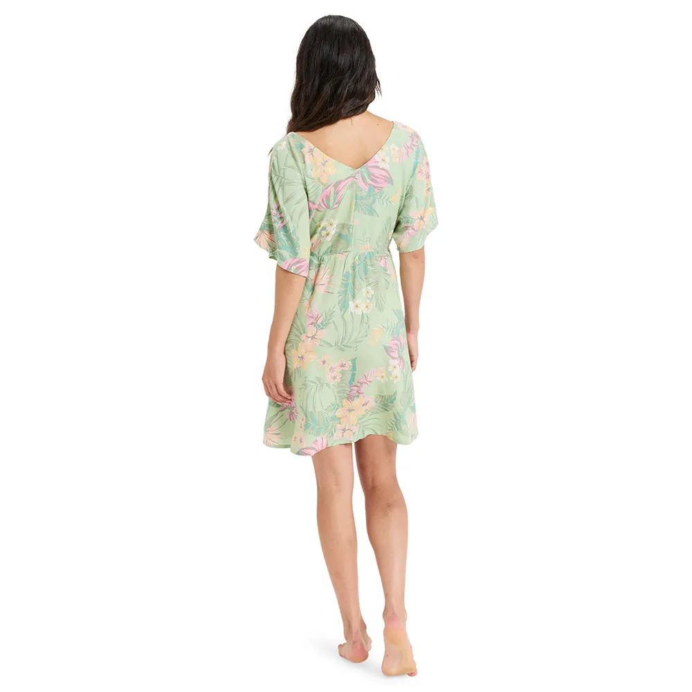 Roxy Season Of Sun short dress Green | Dressinn