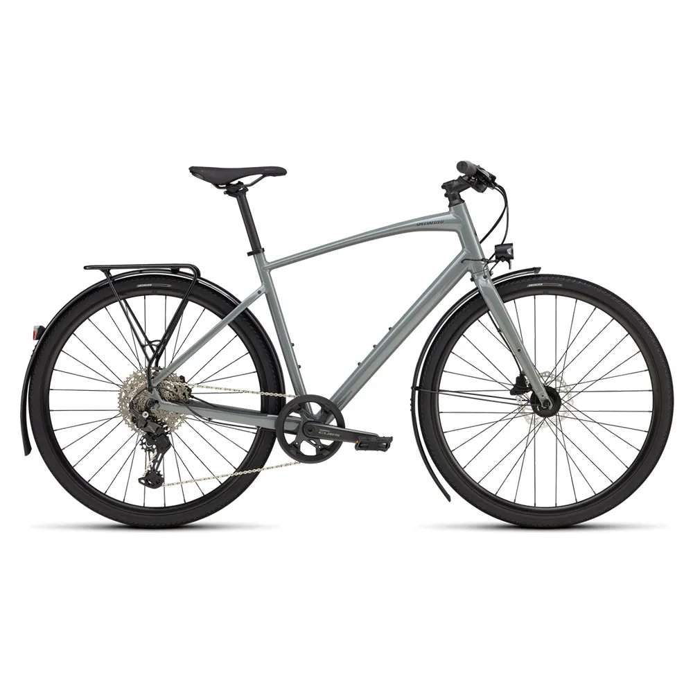 Specialized Sirrus X 3.0 EQ 2025 cykel, Silver | Bikeinn