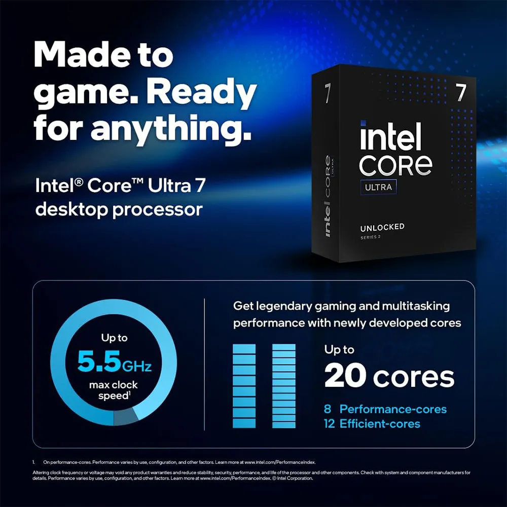 Intel Core Ultra 7 265K Box CPU | Techinn