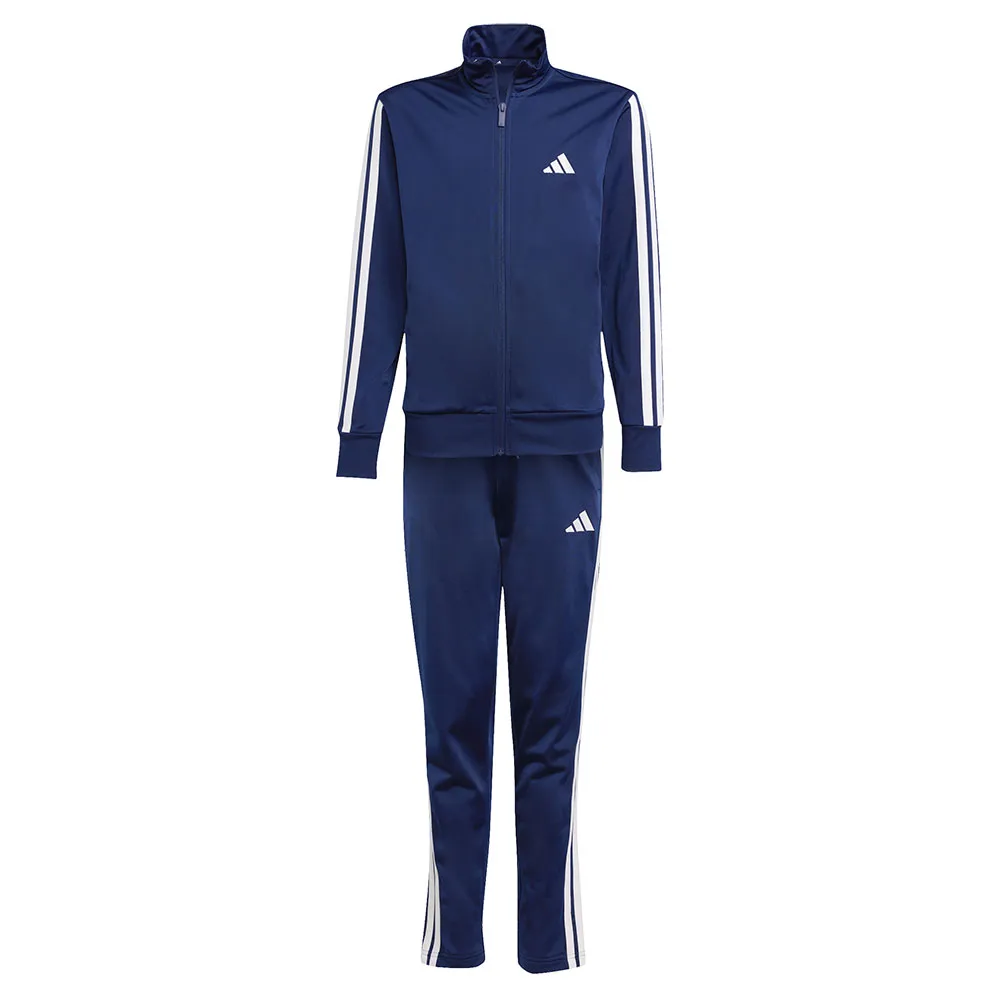 adidas Essentials 3 Stripes Climacool tracksuit Blue | Dressinn